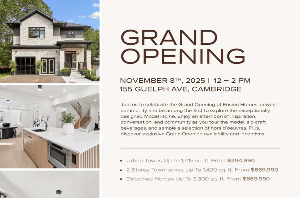 Cadence Grand Opening: November 8, 12pm-2pm | Fusion Homes